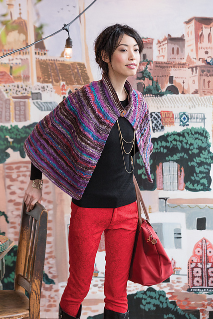 Ravelry: #16 One Button Capelet pattern by Pat Strong