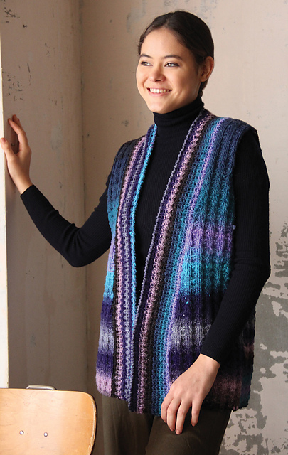 Ravelry: #28 Textured Vest pattern by Noro