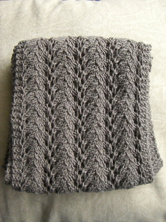 Ravelry: Vonraveller's Strangling Vines Lace Scarf in Brown