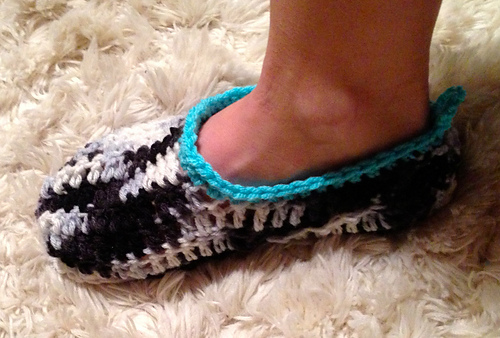 Ravelry: Double-Sole Slippers pattern by Kim Kotary