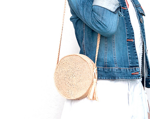 Ravelry: Round Raffia Bag pattern by Tree Studio