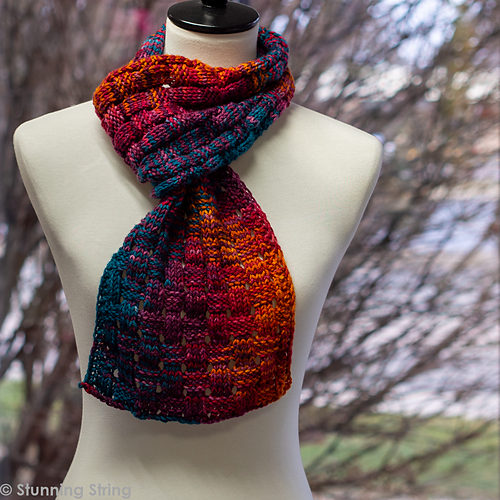 Ravelry: 1 skein Dashing Scarf pattern by Cindy Garland