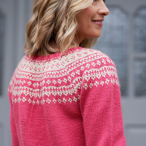 Ravelry: Sabine Colourwork Yoke Jumper pattern by Sarah Hatton