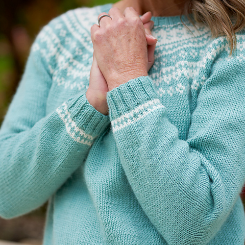Ravelry: Sabine Colourwork Yoke Jumper pattern by Sarah Hatton
