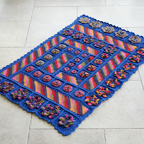 Ravelry: Bloom Blanket CAL- Part One Sewing Seeds pattern by Zandra Rhodes