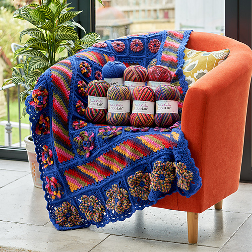 Ravelry: Bloom Blanket CAL- Part One Sewing Seeds pattern by Zandra Rhodes