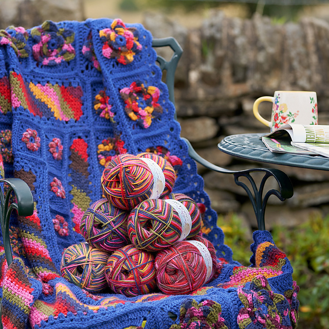 Ravelry: Bloom Blanket CAL- Part One Sewing Seeds pattern by Zandra Rhodes