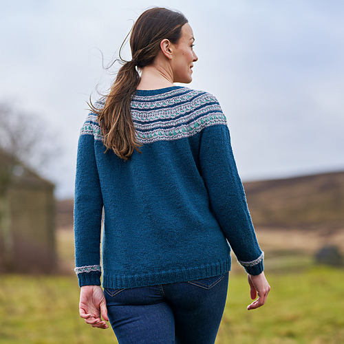 Ravelry: Adele Women's Slipstitch Yoke Jumper pattern by Sarah Hatton