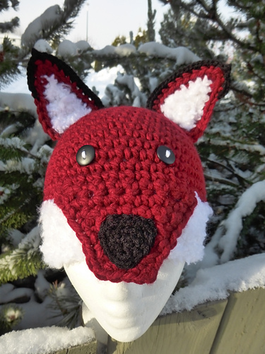 Ravelry: Woodland Fox & Wolf Hat pattern by Crochet by Jennifer