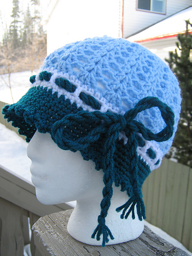 Ravelry: Katrina Ribbon Cloche pattern by Crochet by Jennifer