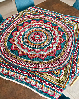 Ravelry: Shapla Bil Throw pattern by Sadika Sobhan