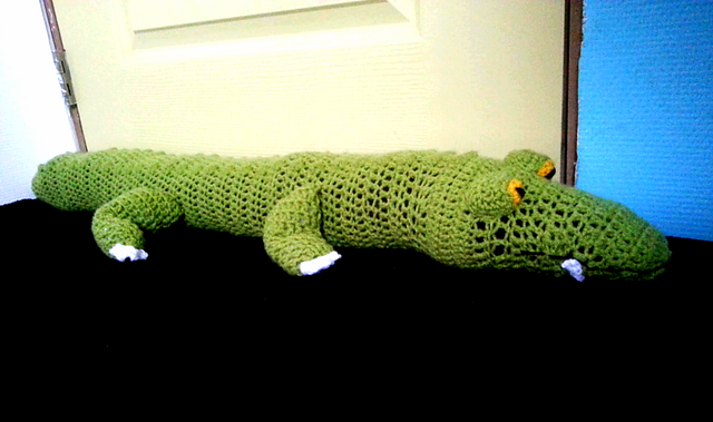 Ravelry: Alligator draft strip pattern by We Love Cozy