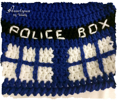 Ravelry: Dr. Who Tardis Hat pattern by Wendy Connor