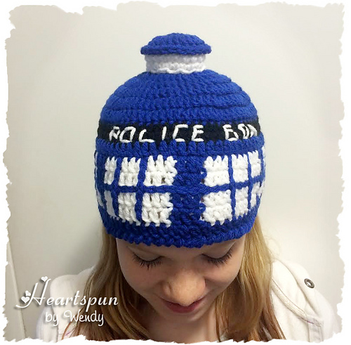 Ravelry: Dr. Who Tardis Hat pattern by Wendy Connor