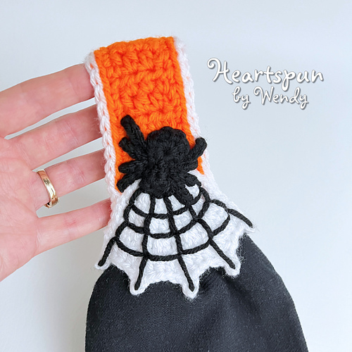 Ravelry: Spider Web Towel Holder Ring pattern by Wendy Connor