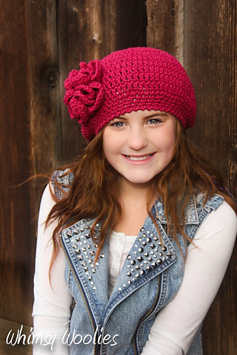 Ravelry: Crochet Raspberry Beret pattern by Whimsy Woolies