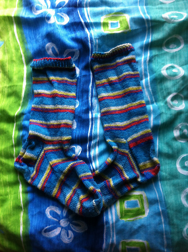 Ravelry: Easy Magic Loop Sock pattern by Courtney Aten