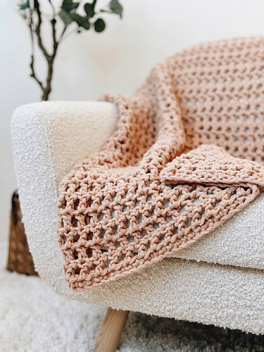 Ravelry: Skip a Stitch Throw pattern by Whistle and Wool