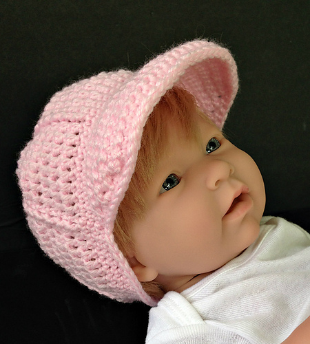 Ravelry: Baby Baseball Cap pattern by Margaret Whisnant