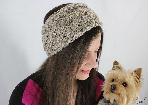 Ravelry: Arabel Cable Headband Ear Warmer pattern by Catie Sheeran