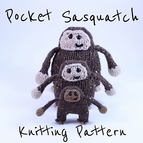 Ravelry: Wickedly Skookum Sasquatch and Yeti pattern by Rebecca Danger