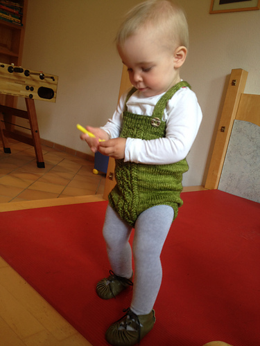 Ravelry: Cabled Romper pattern by Abby Belnap