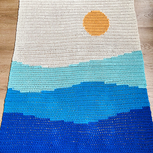 Ravelry: Ocean Waves Baby Blanket pattern by Lauren Robinson
