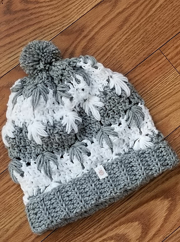 Ravelry: Frozen Winter (bun) Hat pattern by Wilma Westenberg