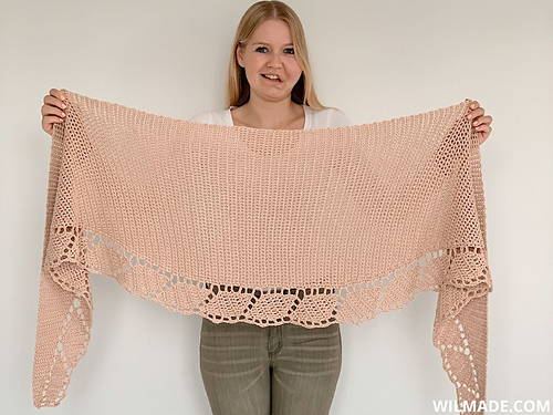 Ravelry: Vibrant Virginia Shawl pattern by Wilma Westenberg