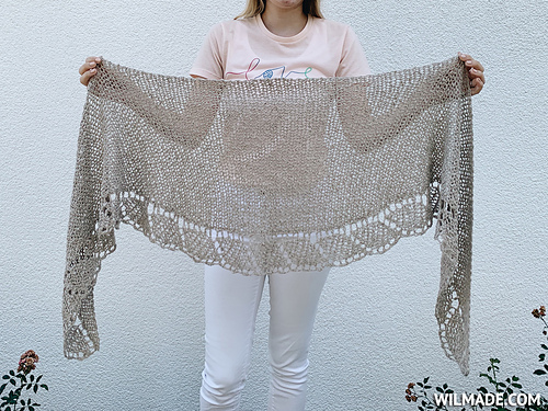 Ravelry: Vibrant Virginia Shawl pattern by Wilma Westenberg