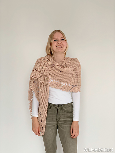 Ravelry: Vibrant Virginia Shawl pattern by Wilma Westenberg