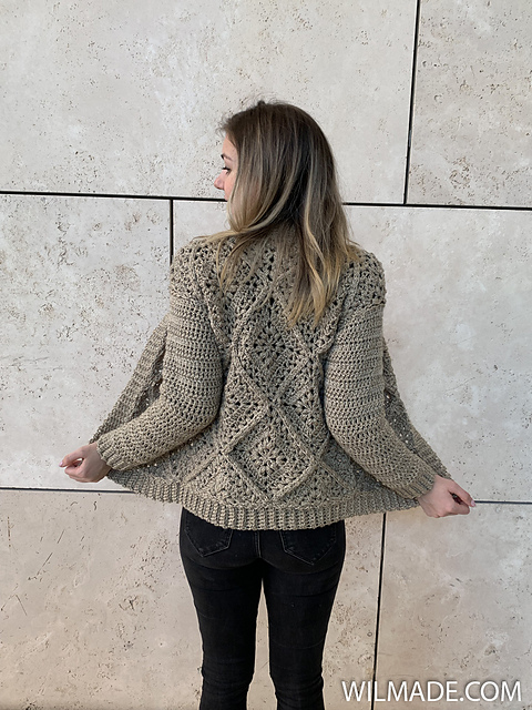 Ravelry: Tulip Square Cardi pattern by Wilma Westenberg