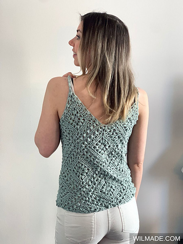 Ravelry: Tulip Square Tank Top pattern by Wilma Westenberg