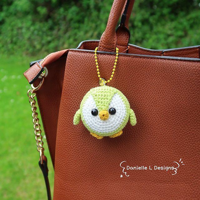 Ravelry: Penguin amigurumi keychain pattern by Danielle Lee