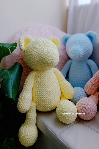 Ravelry: Faceless Teddy bear plush pattern by Danielle Lee