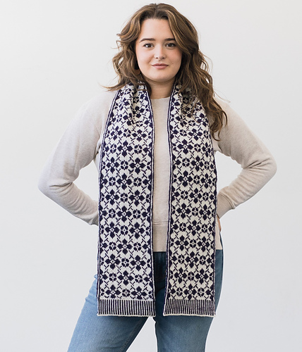 Ravelry: Clematis Scarf pattern by Hui WANG HARBICH