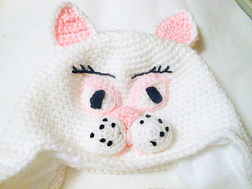 Ravelry: Cat Hat Pattern With Paws pattern by Wistfully Woolen