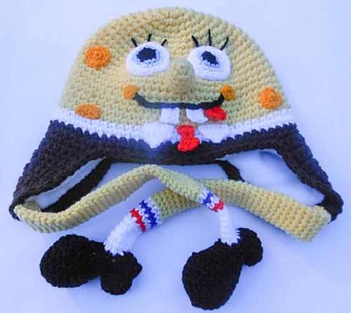 Ravelry: Spongebob Character Hat With Legs pattern by Wistfully Woolen