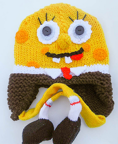 Ravelry: SpongeBob Hat Knit pattern by Wistfully Woolen
