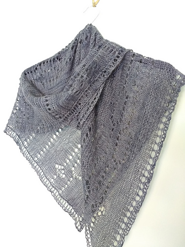 Ravelry: Rogue Wrap pattern by Helen Dillon