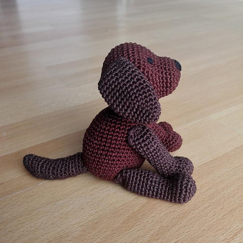 Ravelry: Dog plushie (standing or sitting) pattern by WithLoveFeli