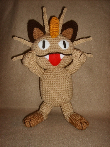 Ravelry: Meowth Plushie pattern by Linda Potts