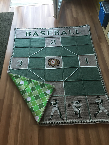Ravelry: Baseball Afghan pattern by Dorothy Warrell