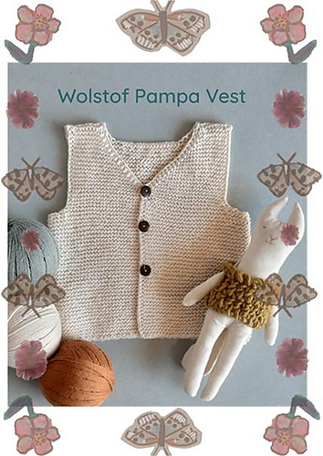 Ravelry: Pampa Vest pattern by Wolstof Designs
