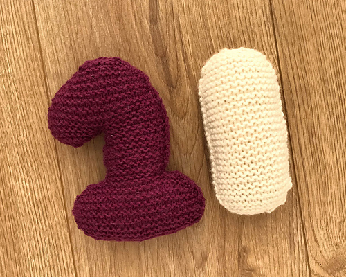 Ravelry: Bubble Writing Knit Numbers pattern by Anna Funnell