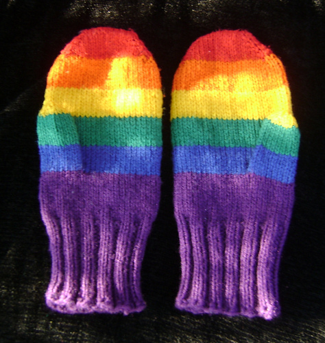 Ravelry: Rainbow Mittens pattern by Monica Vereana Williams