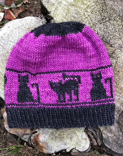 Ravelry: Scaredy Cat Hat pattern by Valerie Ertman (Knits4Sanity)
