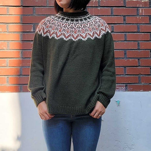 Ravelry: Ember Fox Sweater pattern by Lív Ulven