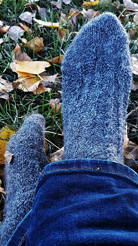 Ravelry: Cabled Viking Socks pattern by Daki De Alwis