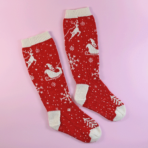 Ravelry: Christmas Scene Socks pattern by Kelly Menzies